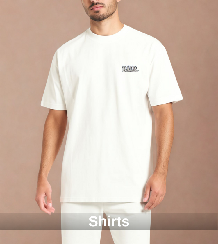 חולצות באלר לגברים (BALR) קולקציית חולצות מקוריות | STOR75